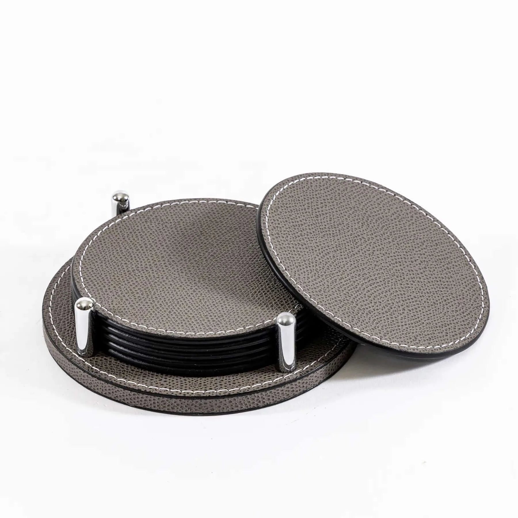 Giobagnara David Round Coasters with Holder